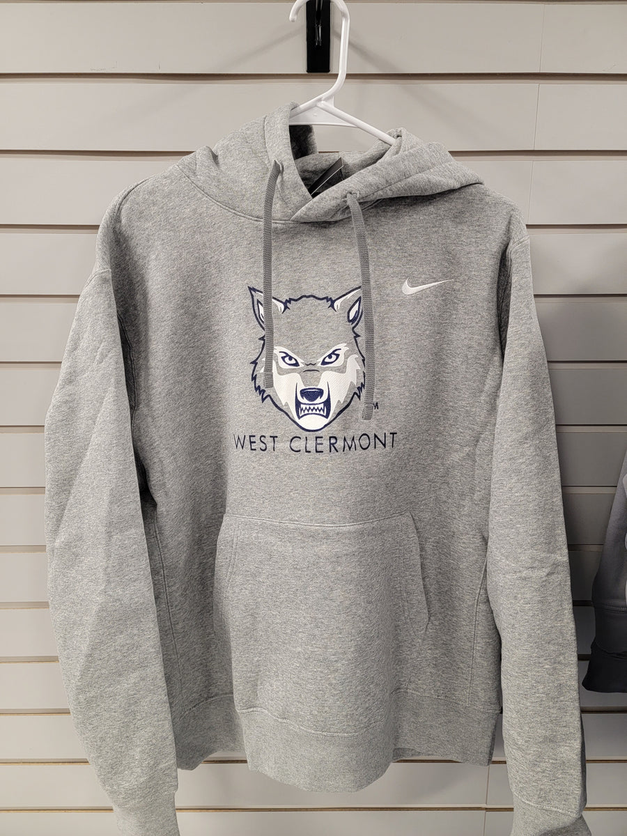Hooded Sweatshirt Wolf Head WC - Grey – WCHS Wolves Spirit Shop